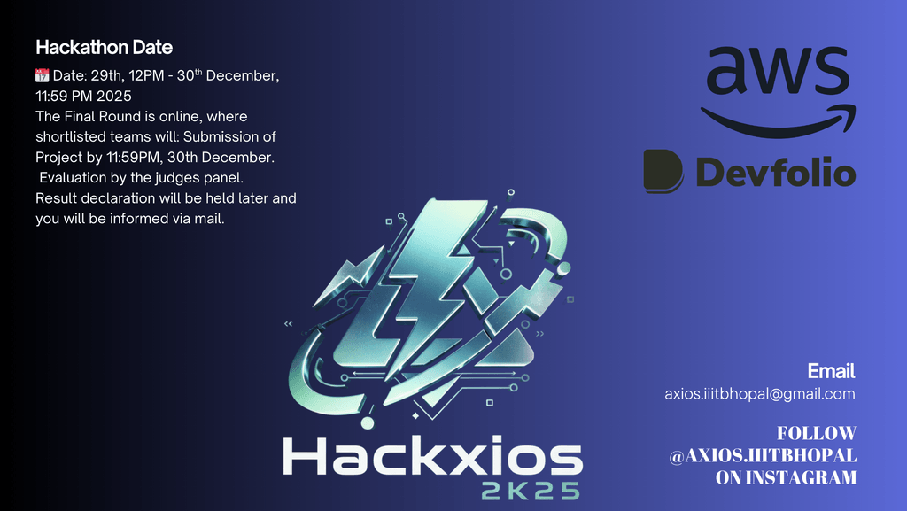Hackxios 2K25 | Devfolio